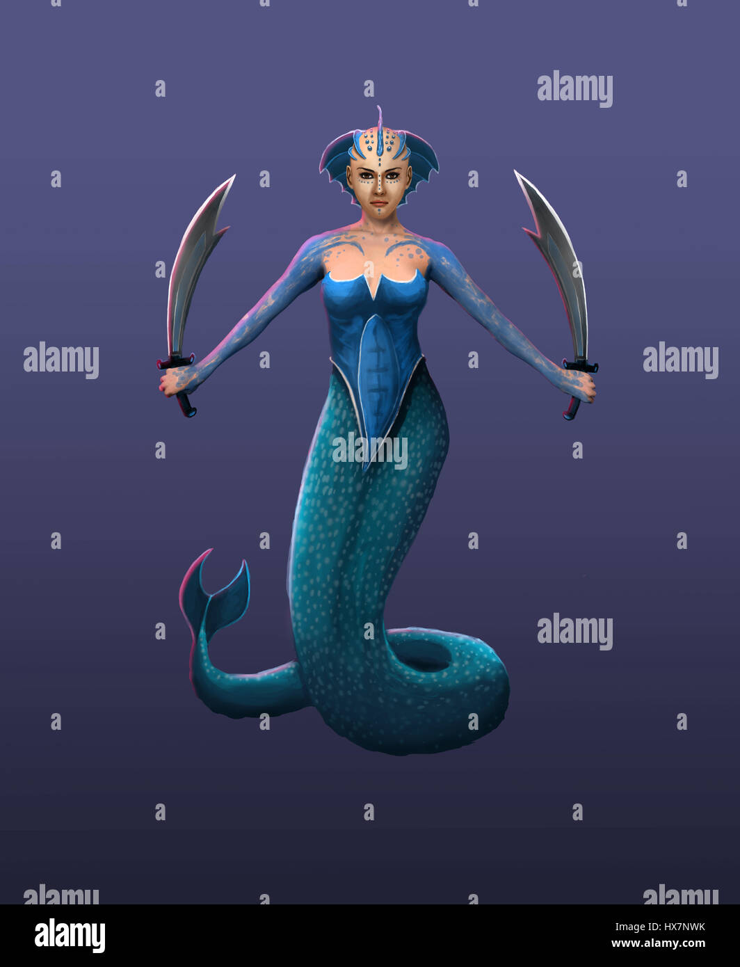 Sea monster and mermaid -Fotos und -Bildmaterial in hoher Auflösung – Alamy