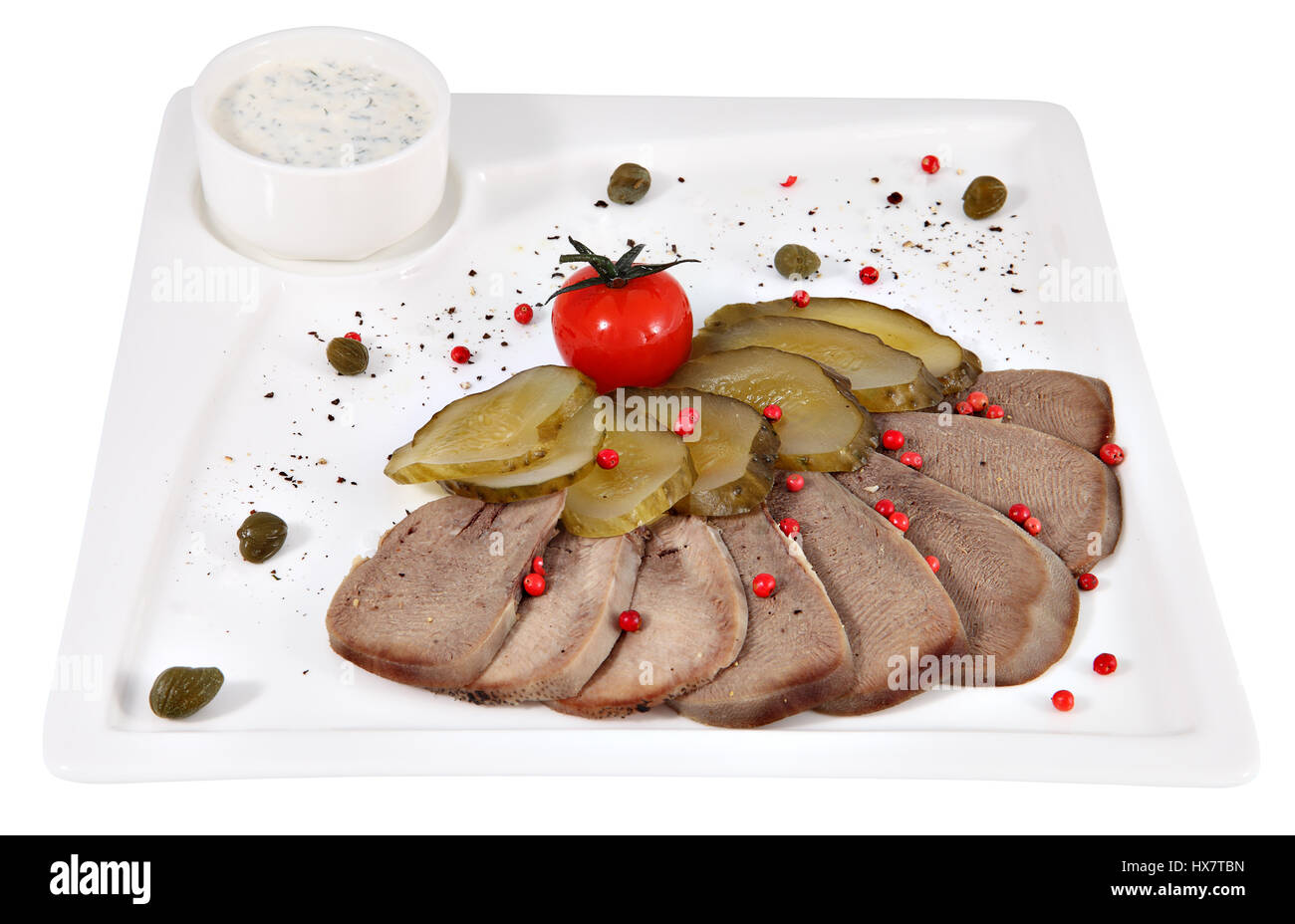 Gekochte rinderzunge -Fotos und -Bildmaterial in hoher Auflösung – Alamy