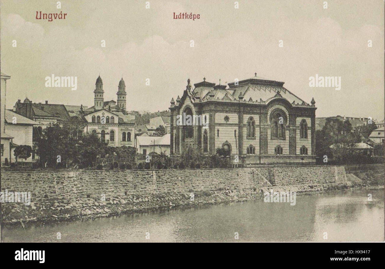Die Synagoge Uschgorod (Ungvar) ist ein architektonisches Wahrzeichen ...