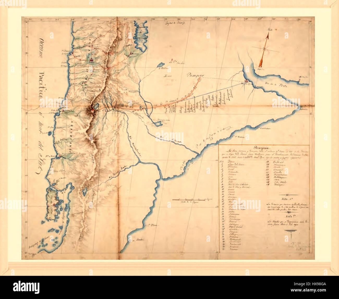 La cruz del mapa -Fotos und -Bildmaterial in hoher Auflösung – Alamy