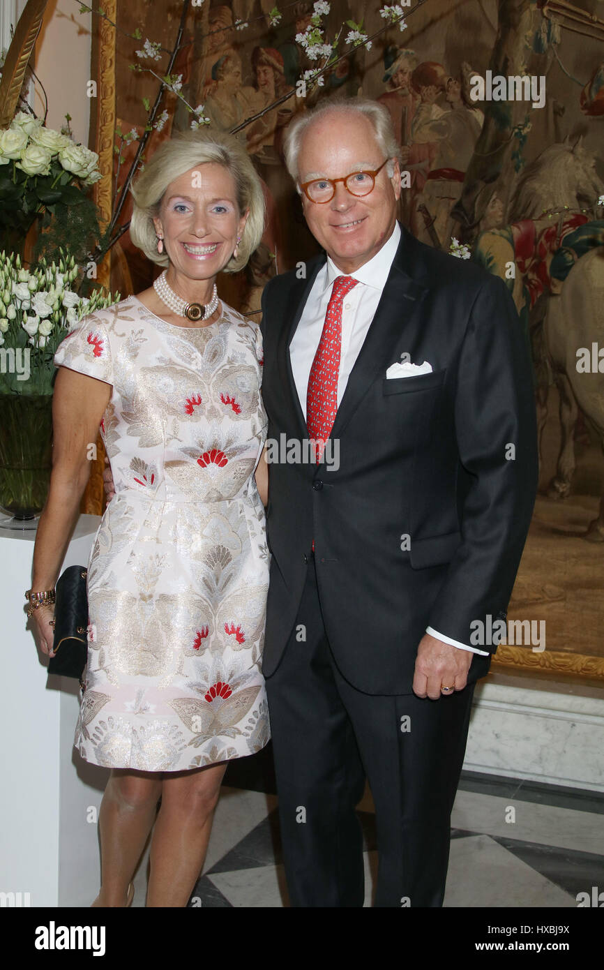 Gäste, die vier Jahreszeiten Hotel Hamburg 120. Jubiläum Gala Dinner ...