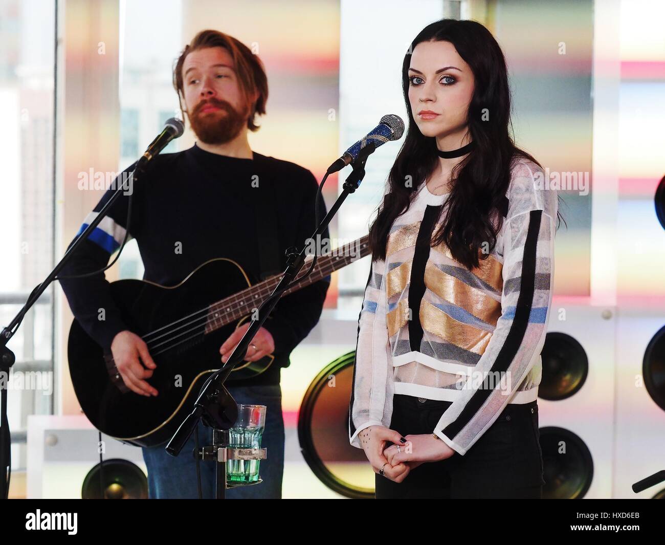 Amy Macdonald am Set von Dzien Dobry TVN (Good Morning TVN), eines der ...