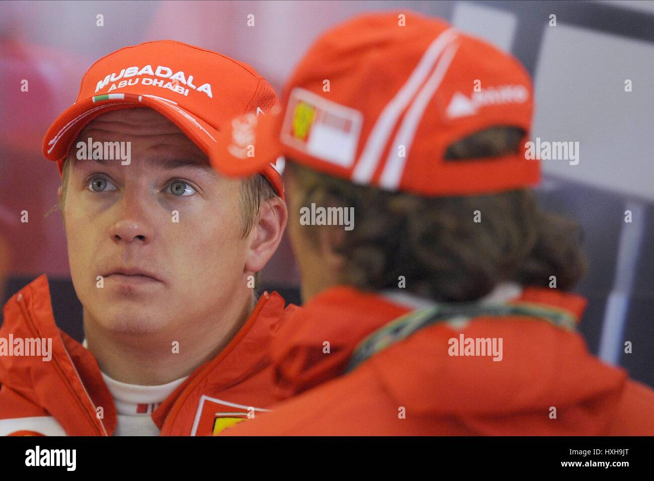 KIMI RÄIKKÖNEN FERRARI TEAM SPA-FRANCORCHAMPS Belgien 5. September 2008 ...