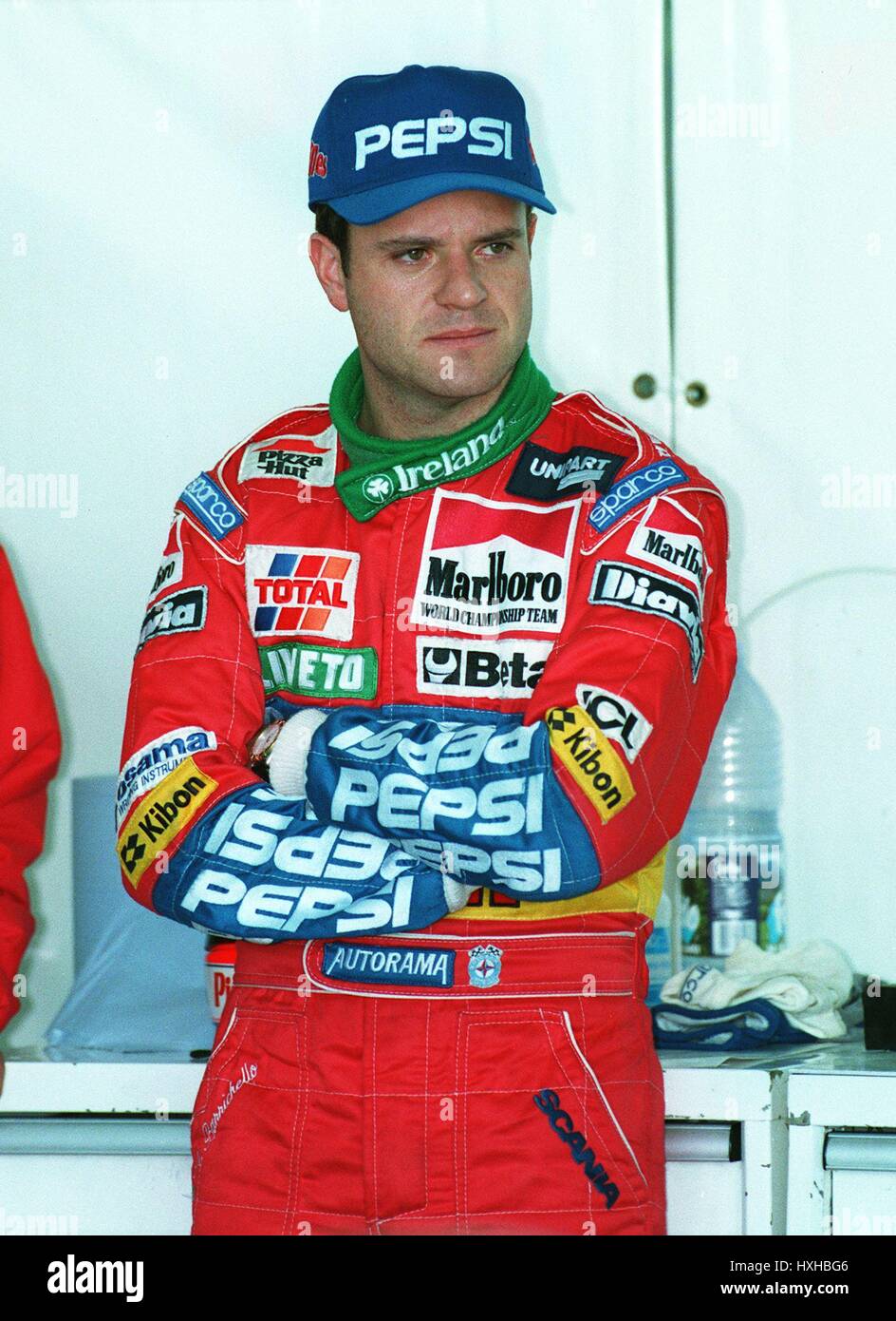 RUBENS BARRICHELLO TOTAL JORDAN PEUGEOT F1 Fahrer 1. Juni 1995 ...