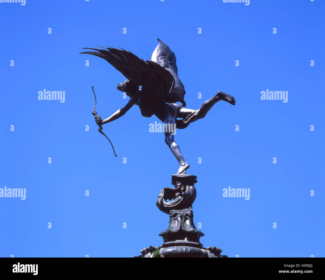 Statue von anteros auf piccadilly zirkus -Fotos und -Bildmaterial in ...