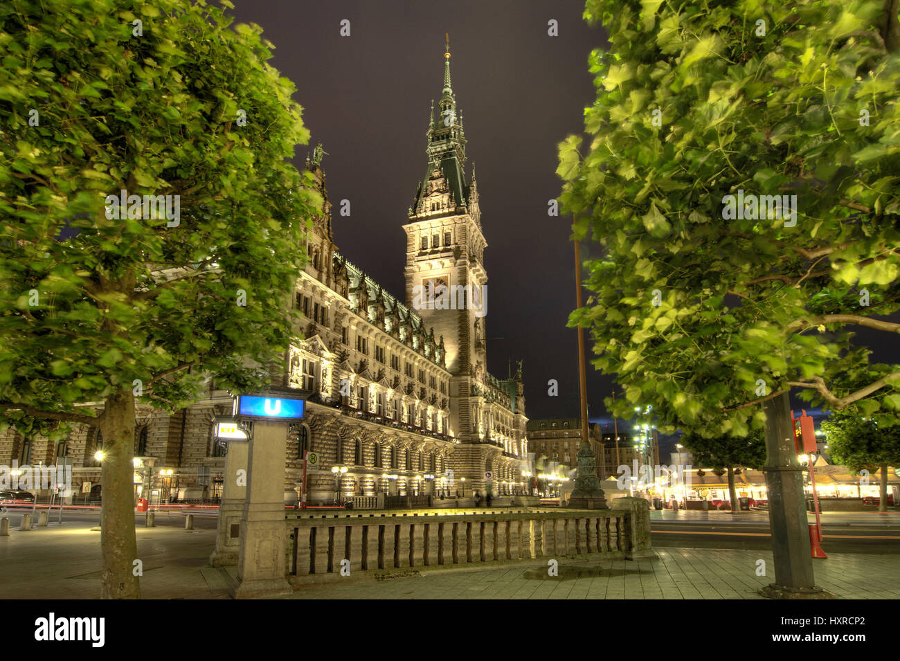 Das Hamburger Rathaus in Hamburg, Deutschland, Europa, Das Hamburger ...