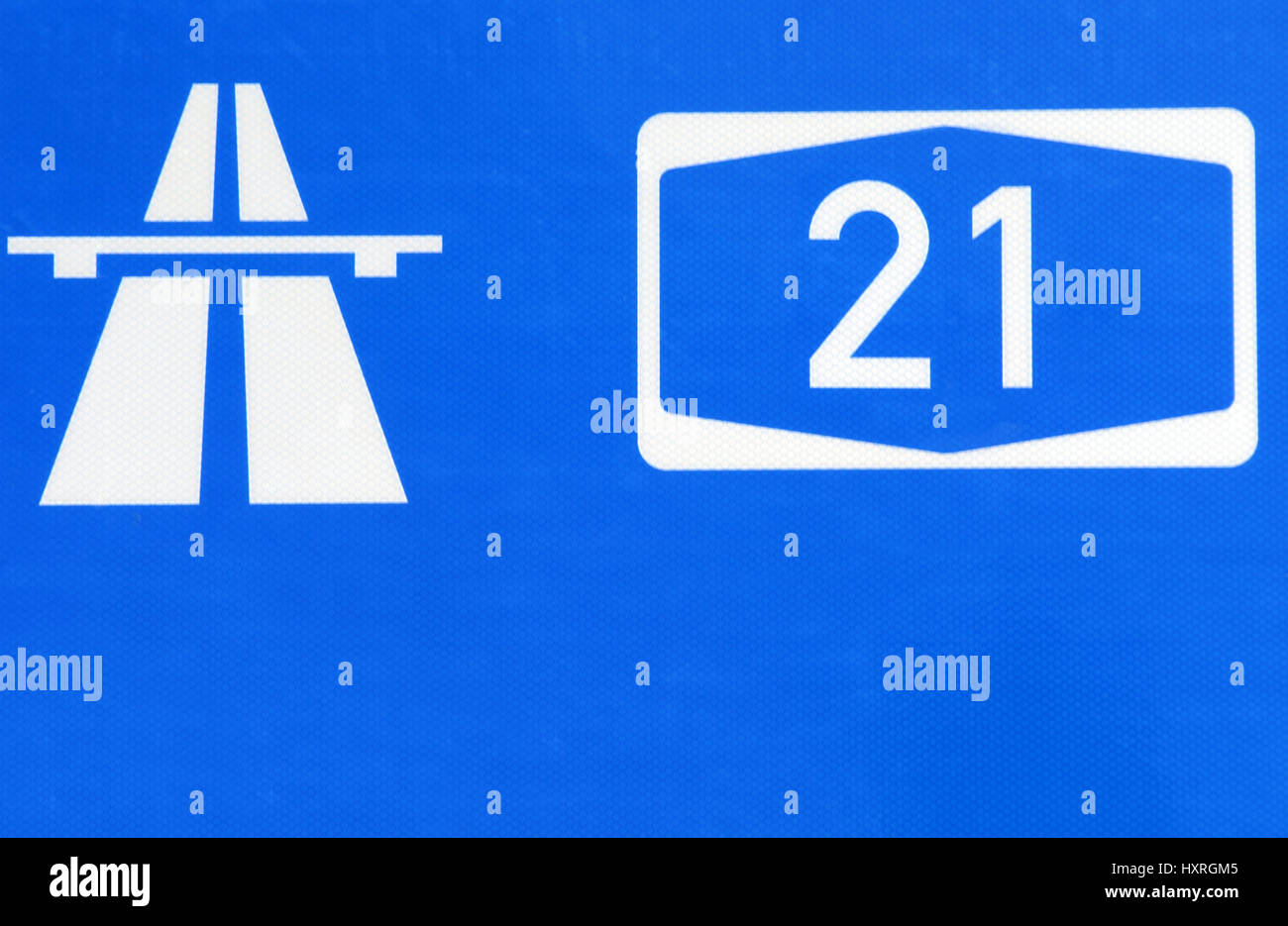 Autobahn, Autobahnen, Autobahn-Schild, Autobahn Zeichen, Zeichen ...