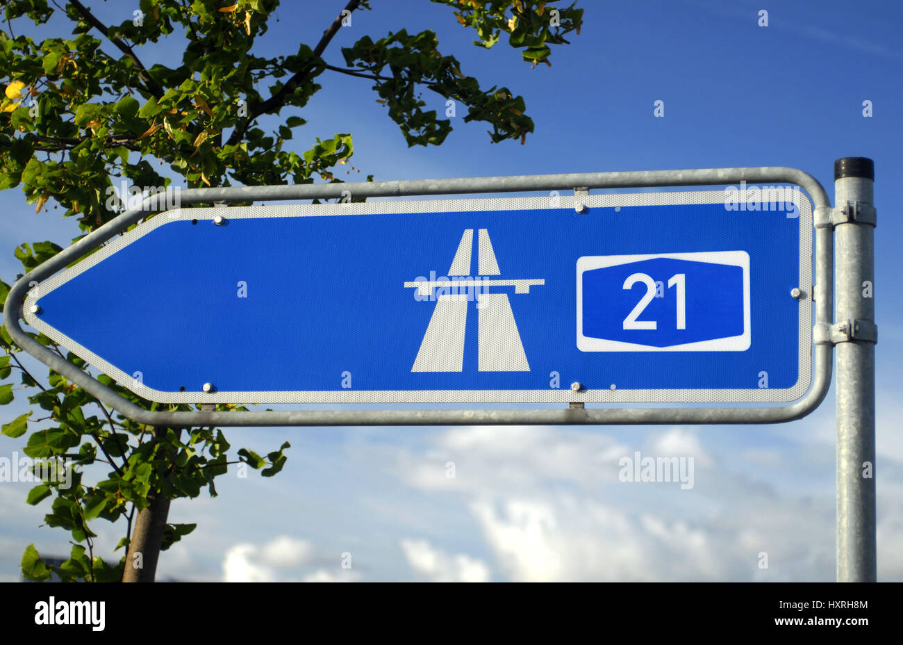Autobahn, Autobahnen, Autobahn-Schild, Autobahn Zeichen, Zeichen ...