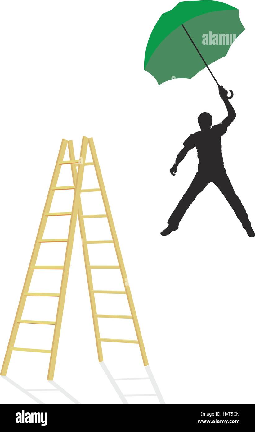 Leiter aufstieg Stock-Vektorgrafiken kaufen - Alamy