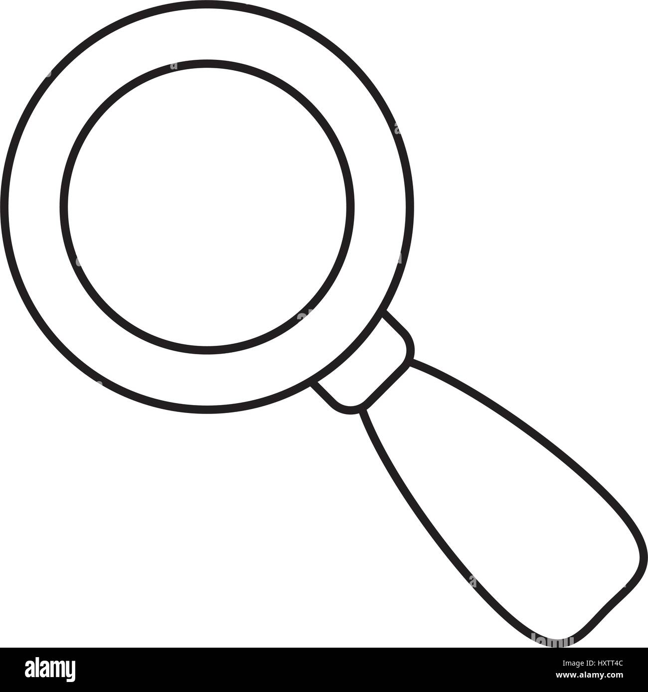 Glas-Lupe Lupe-Symbol Vektor Illustration Grafik-Design Stock ...