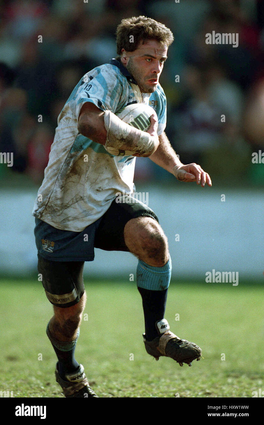 DANIEL DIVET Rumpf RLFC 12. April 1994 Stockfotografie - Alamy