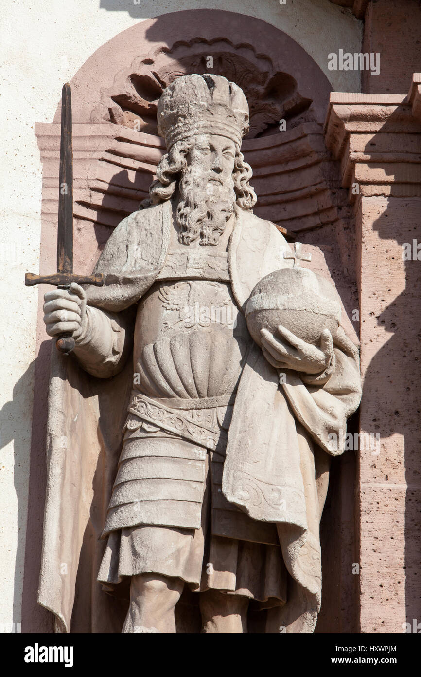Charles I oder Karl der große, 742-748, auch bekannt als Karl der große ...