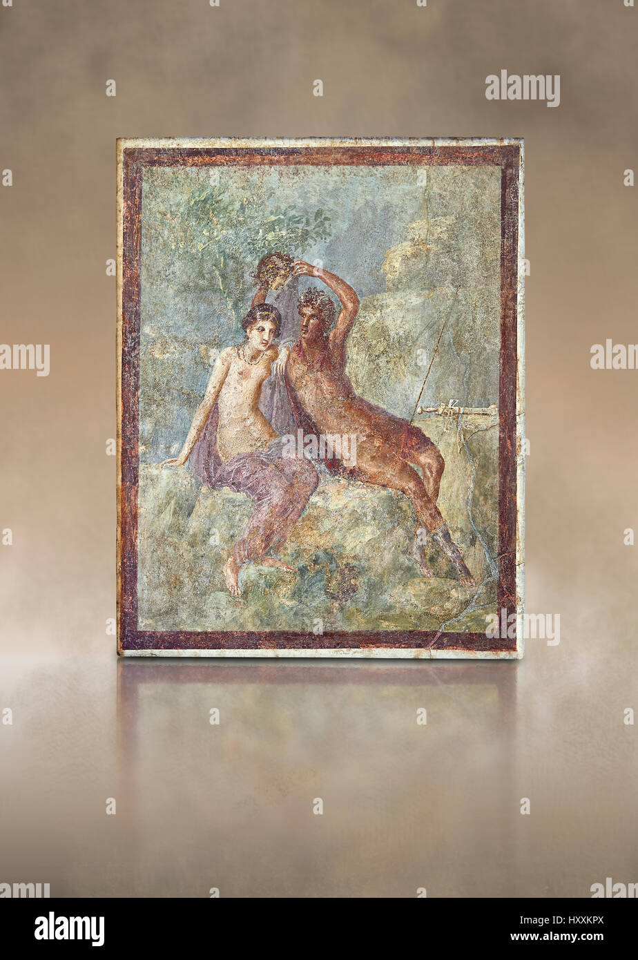 Roman Nero Periode Freske Wandmalerei von Perseus und Andromeda, von ...