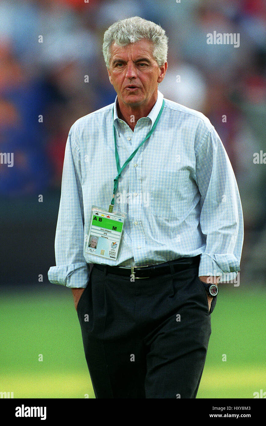 ERICH RIBBECK deutscher FUßBALLTRAINER Brüssel EURO 2000 20. Juni 2000 ...