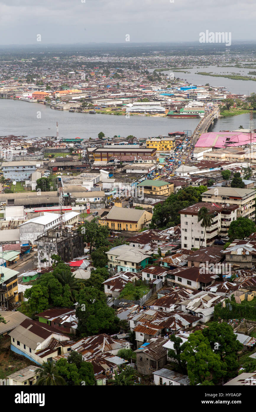 Liberia Monrovia City View Stockfotos & Liberia Monrovia City View ...