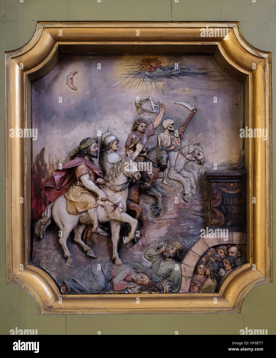 Die vier Reiter der Apokalypse, Saint George Altar in der Basilika des ...