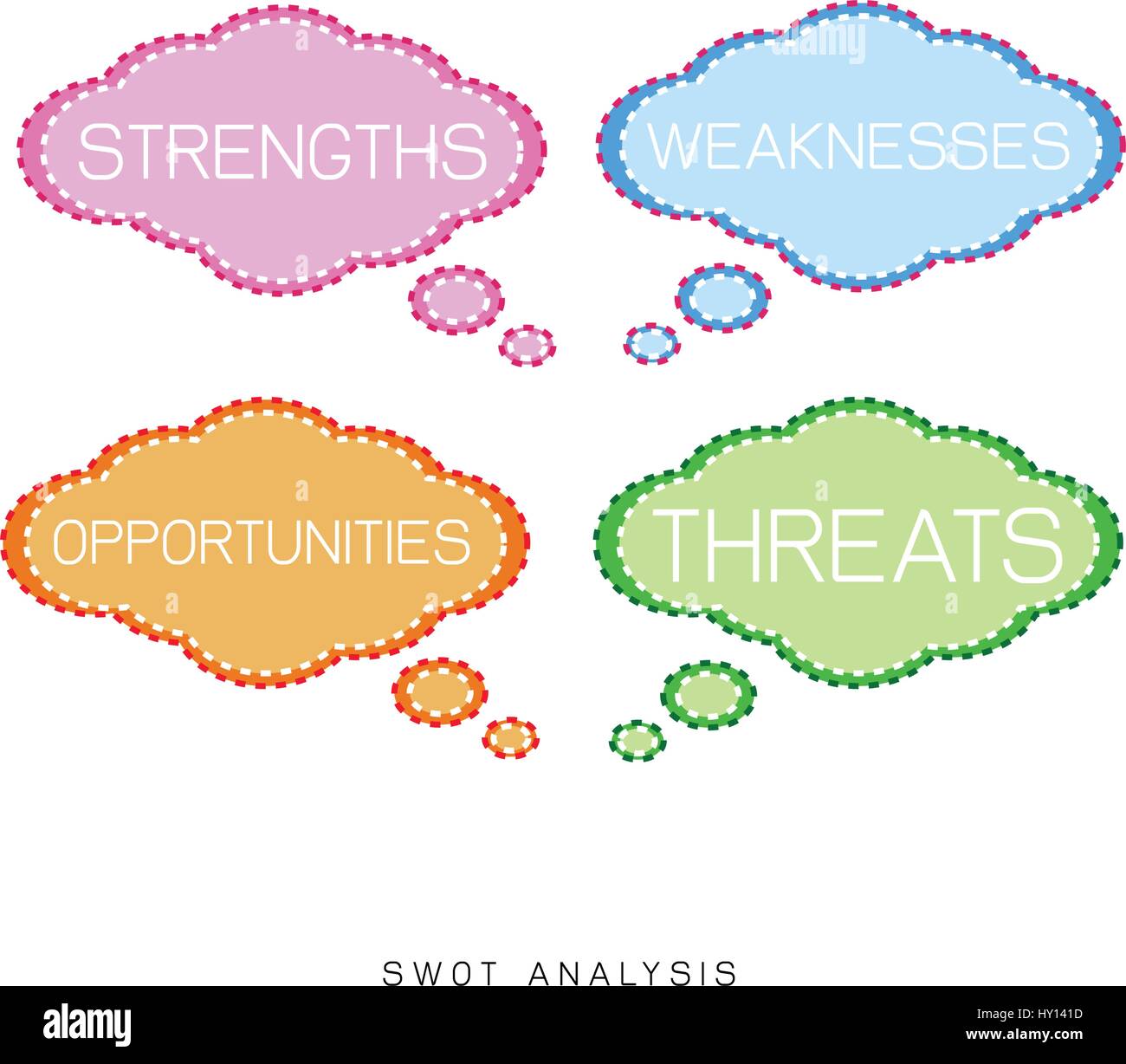 Swot infographic matrix -Fotos und -Bildmaterial in hoher Auflösung – Alamy