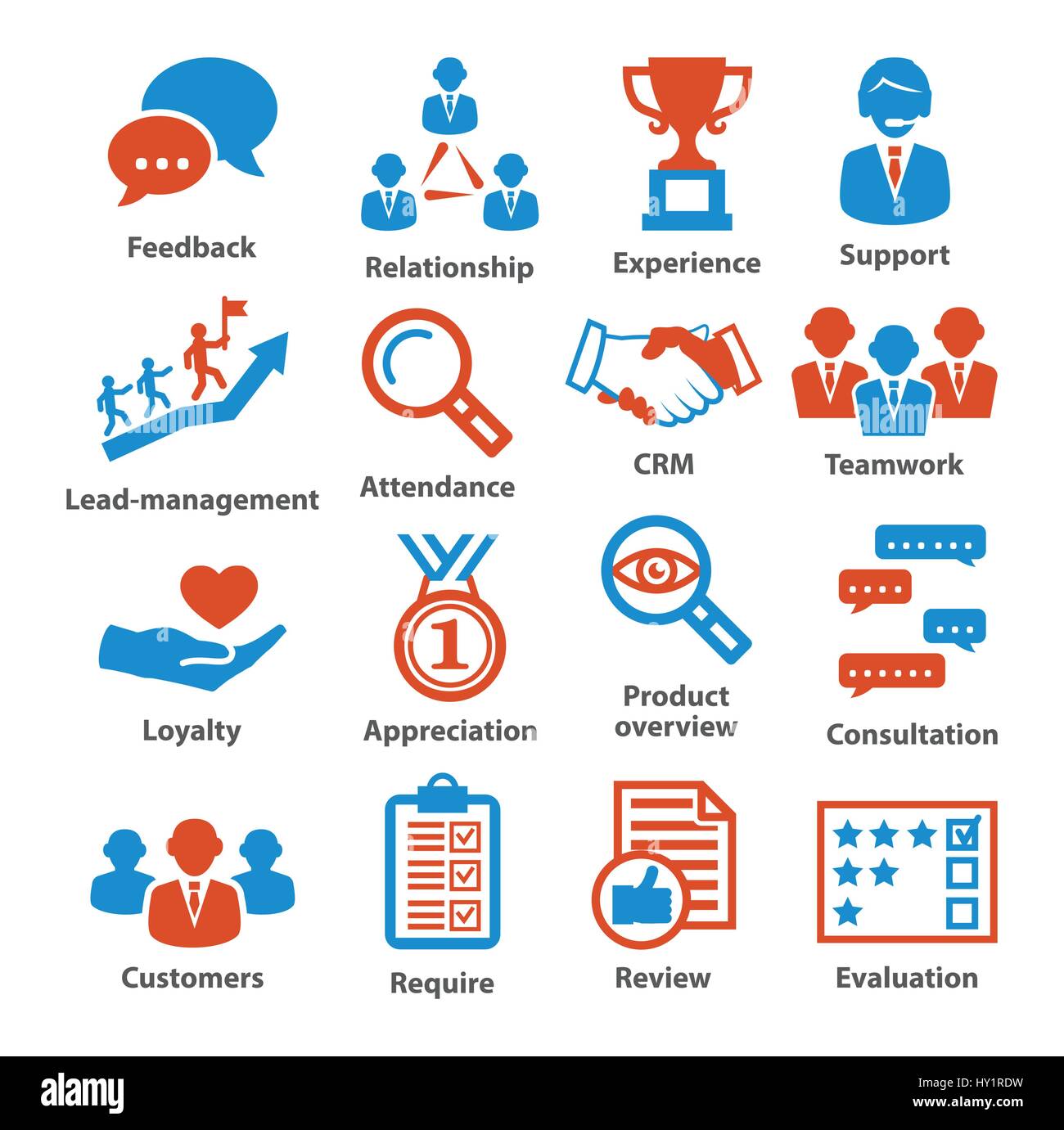 Business Management Symbole. Pack 03 Stock-Vektorgrafik - Alamy