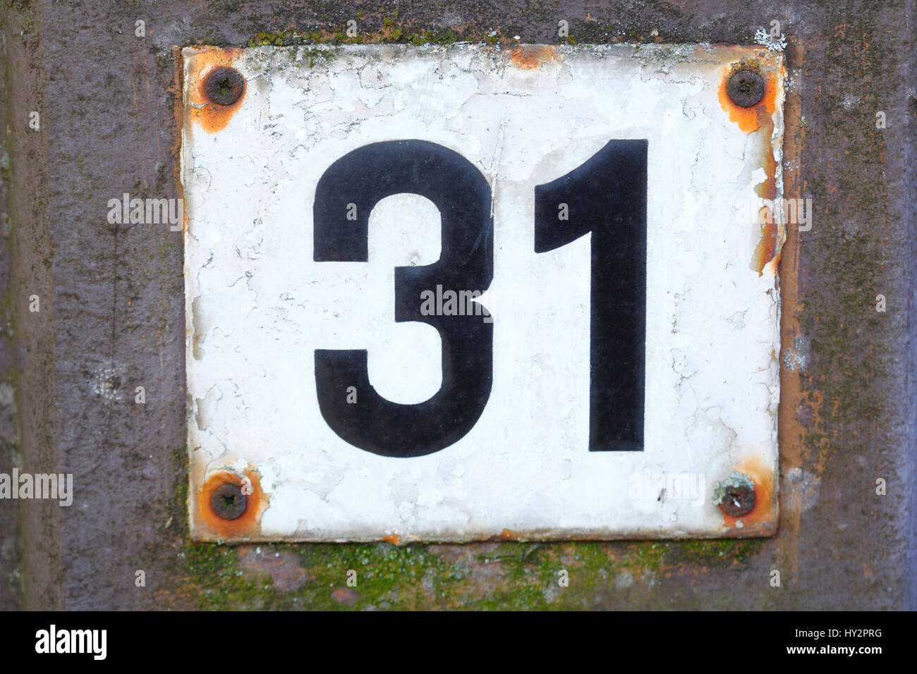 Hausnummer 31 zeichen -Fotos und -Bildmaterial in hoher Auflösung – Alamy