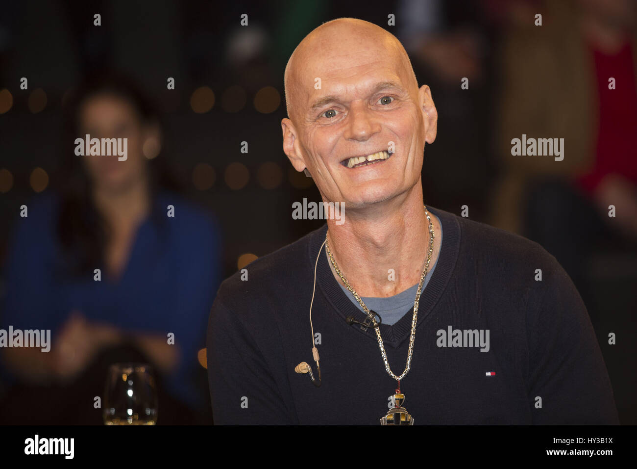 Deutschen ZDF TV Talkshow Markus Lanz bei Fernsehmacher-Studio mit ...