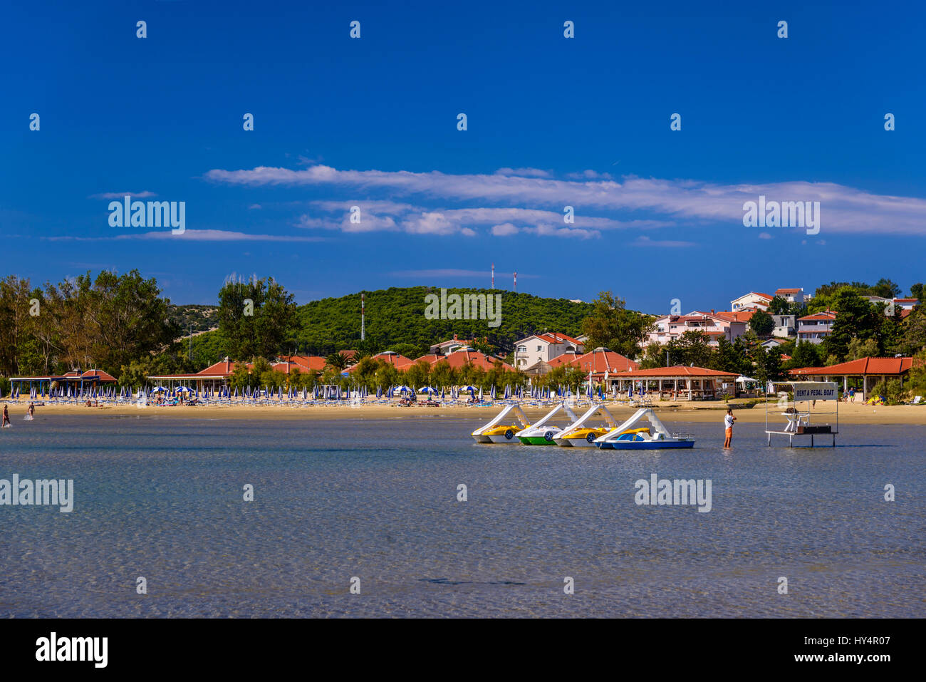 Kroatien, Kvarner Bucht, Insel Rab, Lopar, Rajska Schlossrondell (Plaza ...