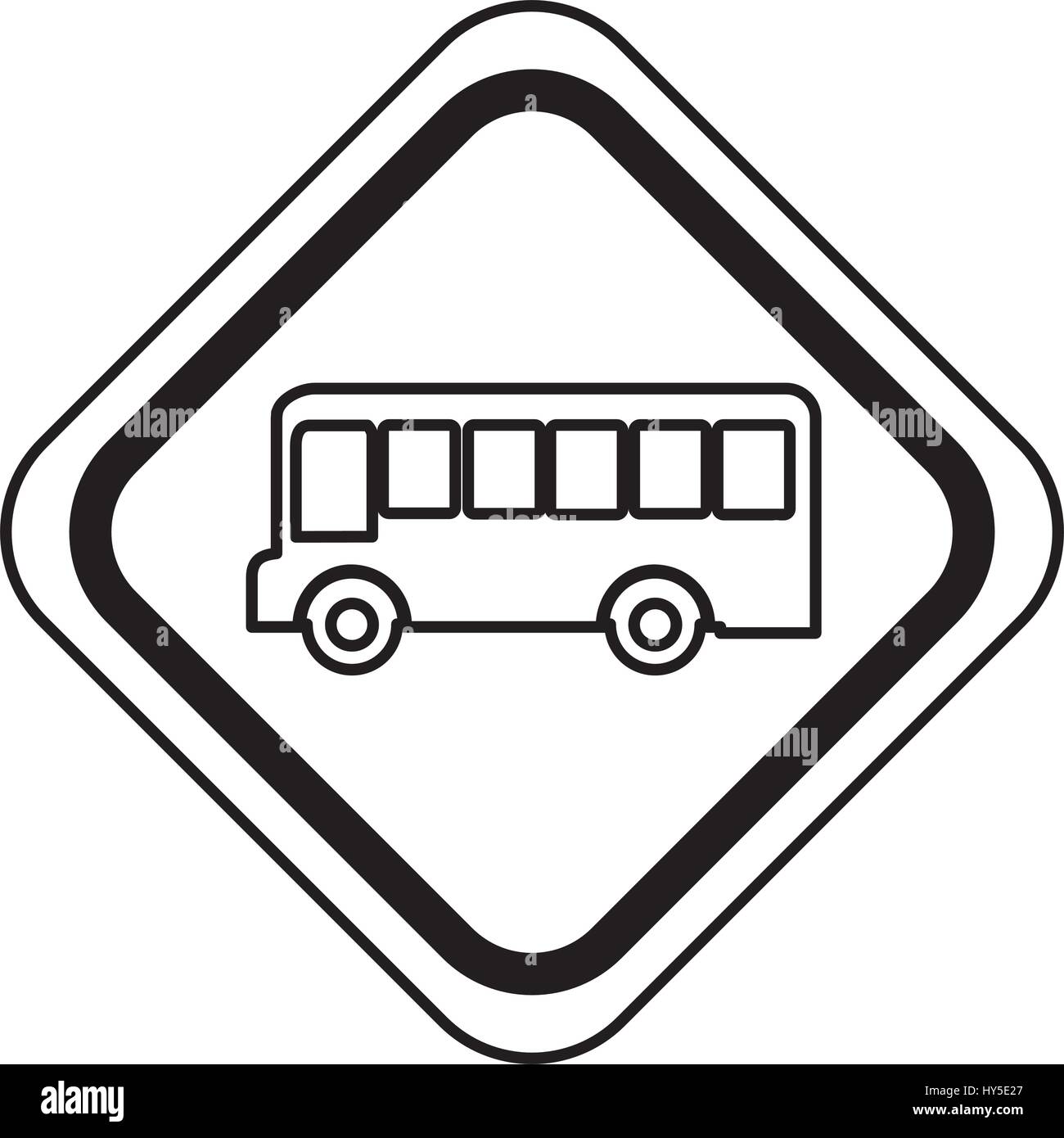 Ampel-Bus Fahrzeug isoliert Symbol Vektor-Illustration-design Stock ...