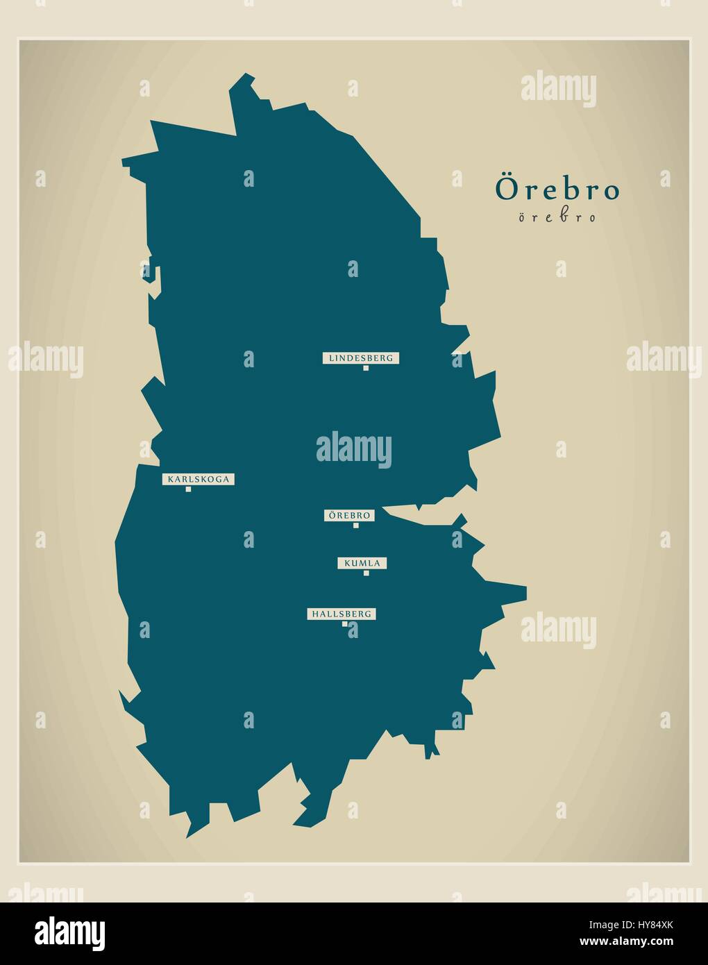 Orebro karte -Fotos und -Bildmaterial in hoher Auflösung – Alamy