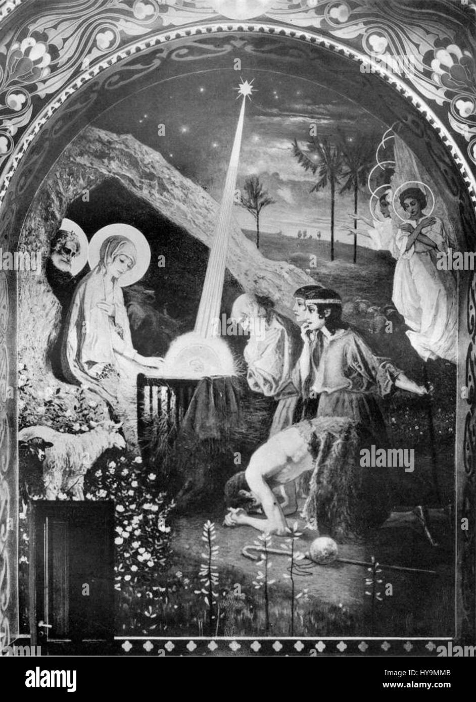 Geburt christi Schwarzweiß-Stockfotos und -bilder - Alamy