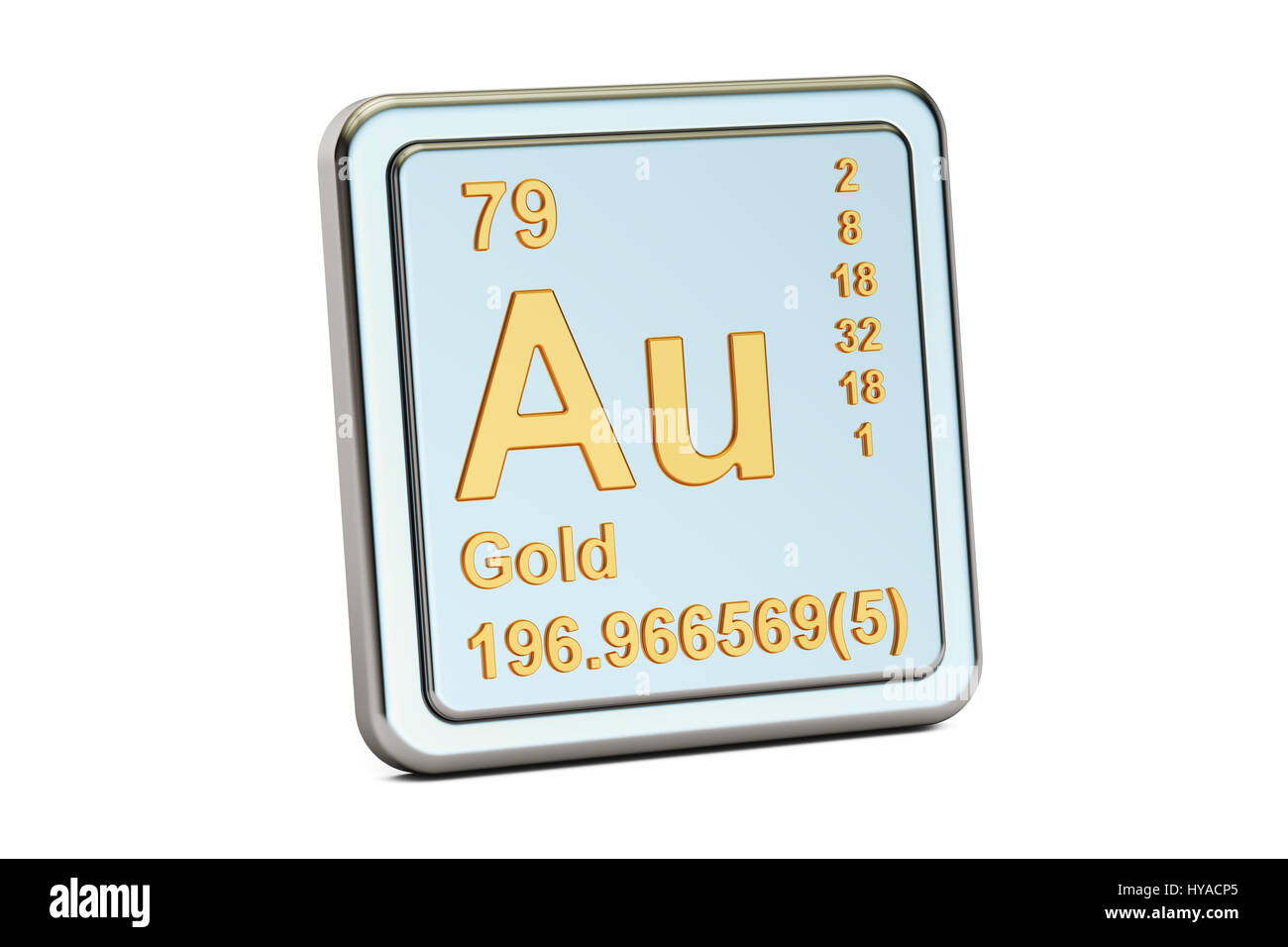 Symbol au chemical element gold -Fotos und -Bildmaterial in hoher ...