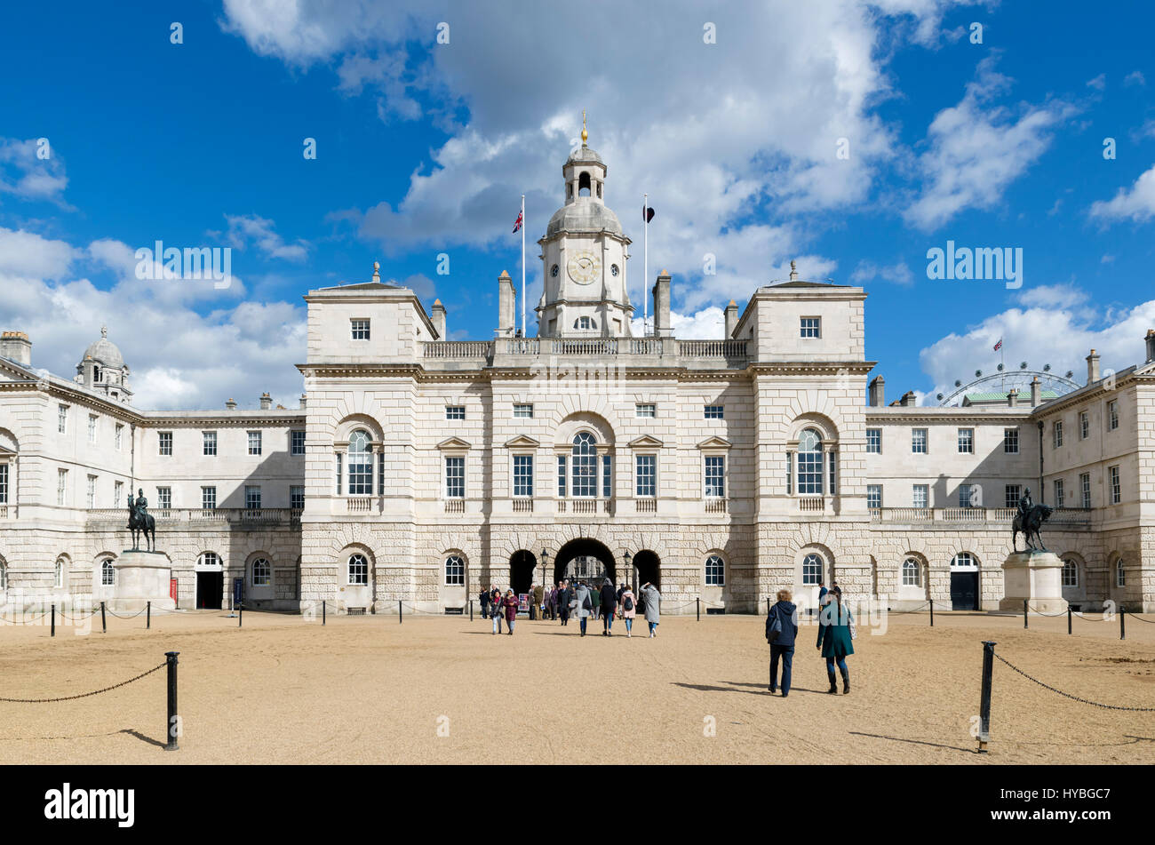 Horse Guards Gebäude aus Horse Guards Parade, Westminster, London ...