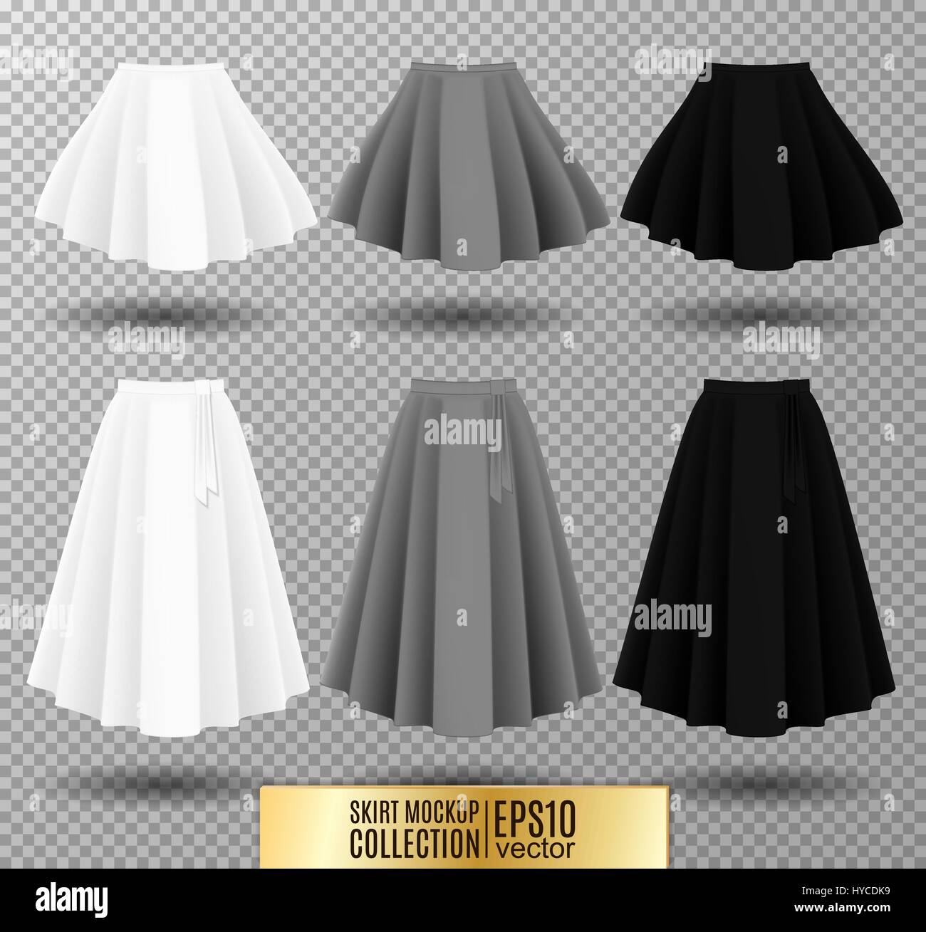 Vektor-Illustration der verschiedenen Modell Rock auf transparenten ...