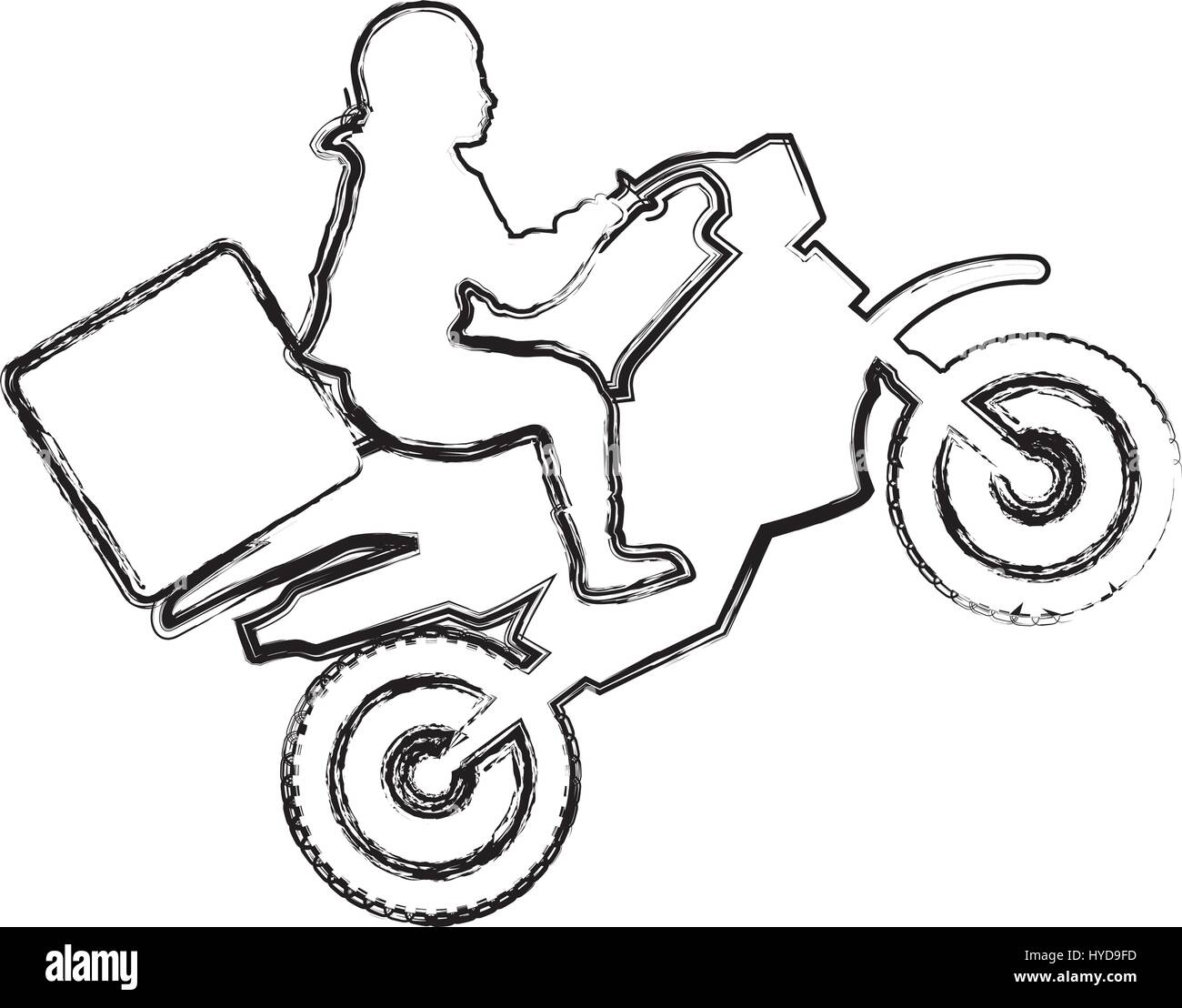 Enduro motorcycle silhouette icon vector Stock-Vektorgrafiken kaufen ...