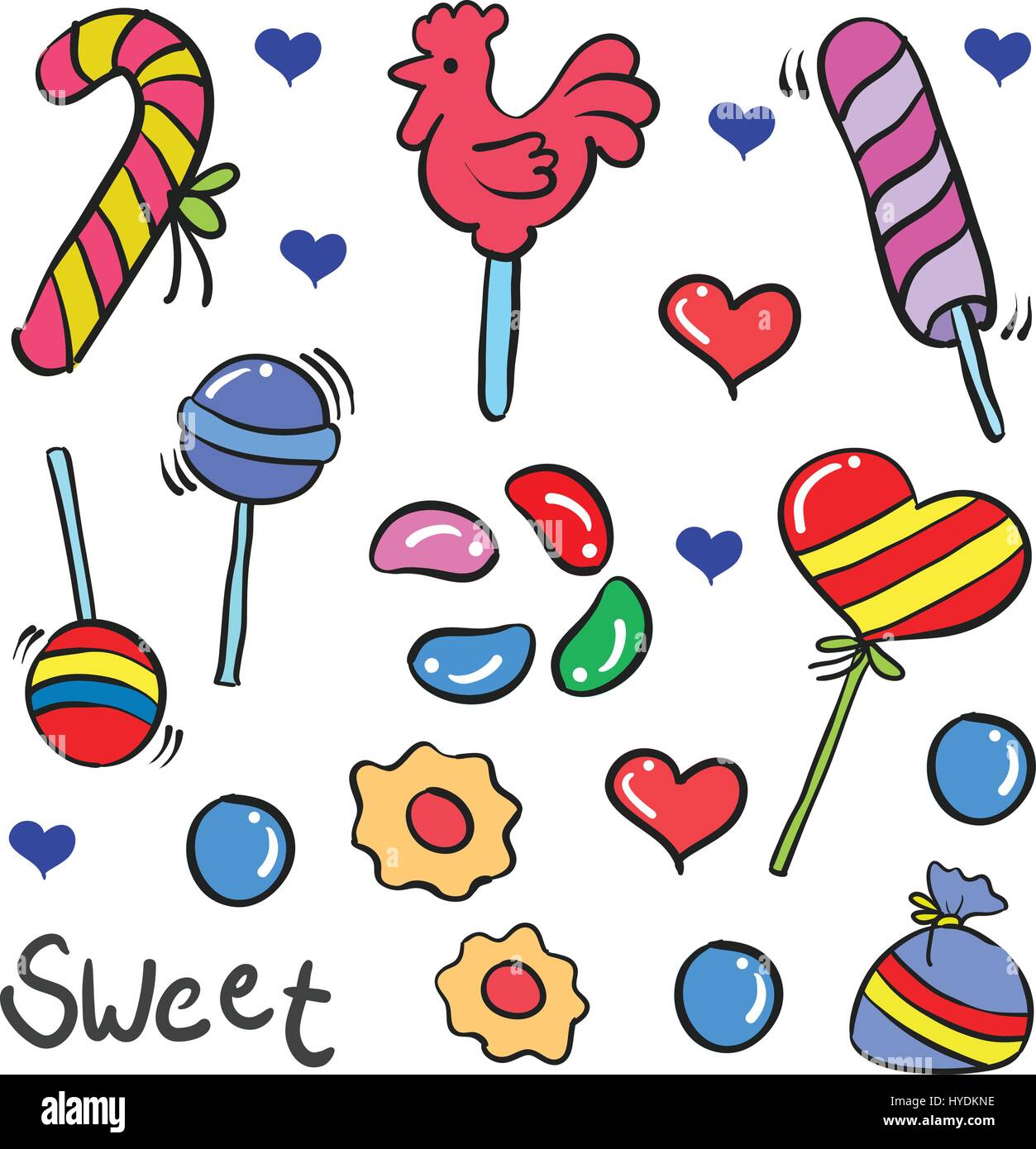 Fröhlich essen Stock-Vektorgrafiken kaufen - Alamy