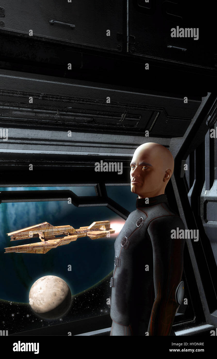 Spaceship captain 3d render science -Fotos und -Bildmaterial in hoher ...