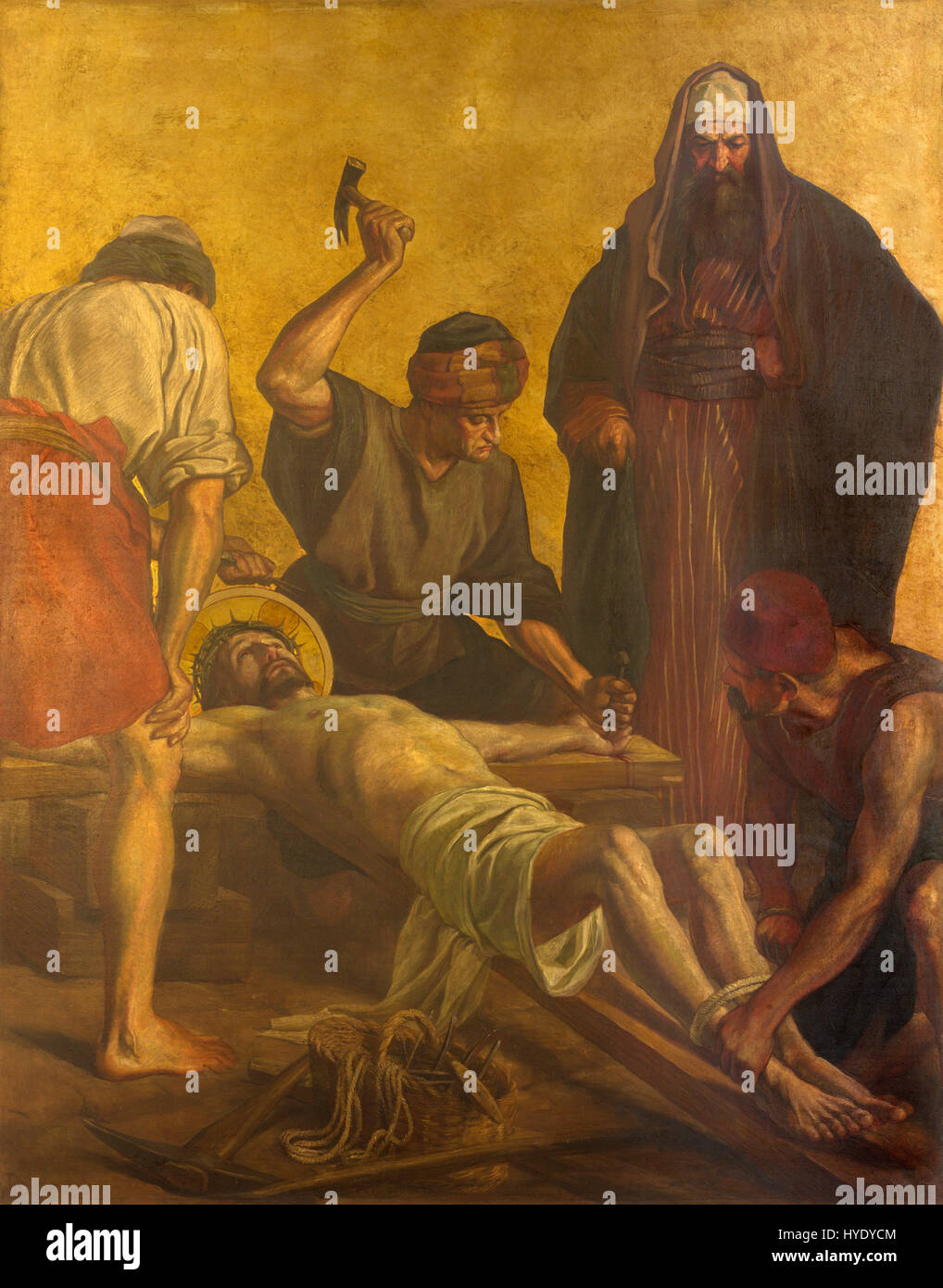 Jesus am kreuz genagelt -Fotos und -Bildmaterial in hoher Auflösung – Alamy