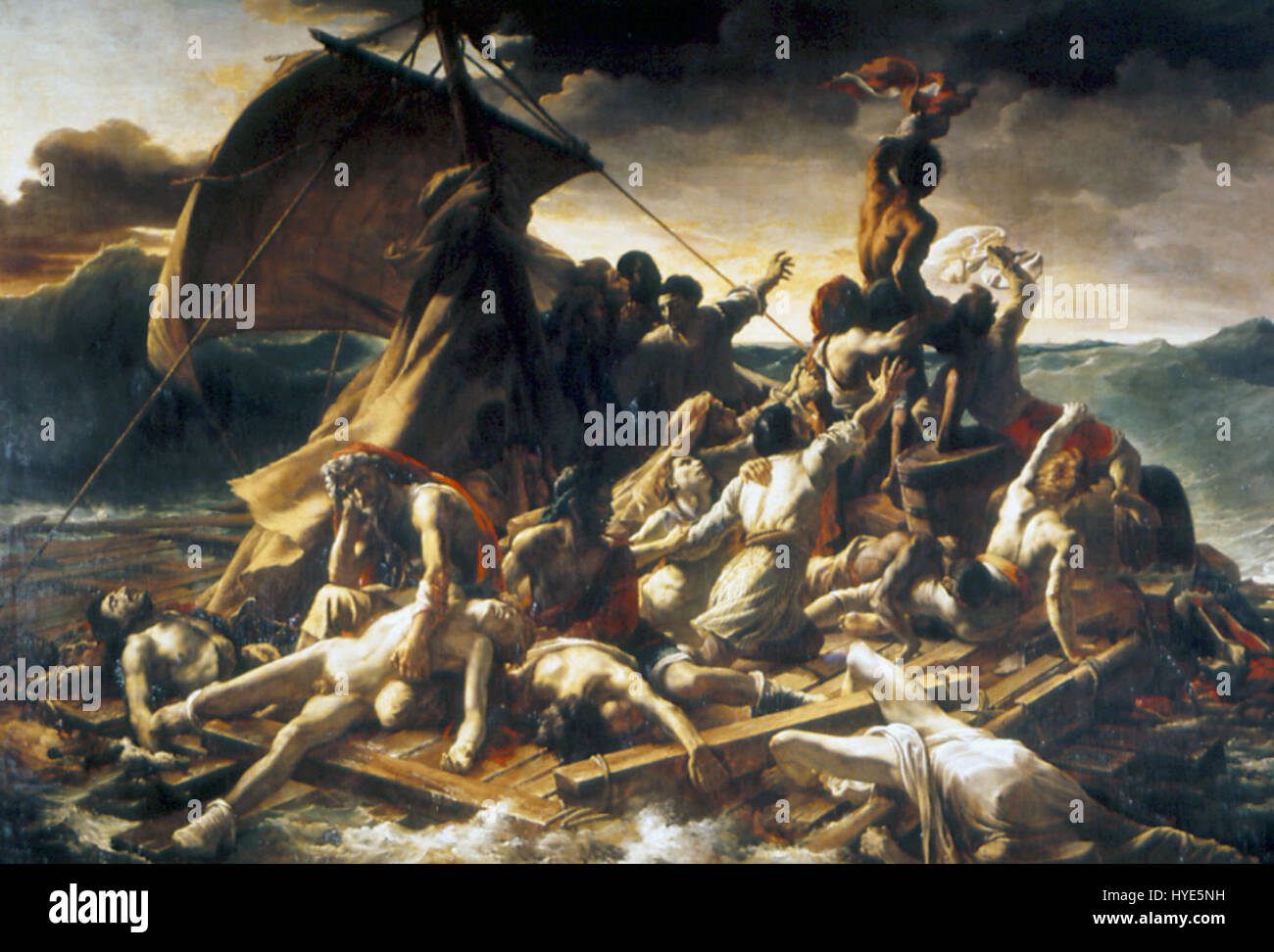 Floß der Medusa Theodore Gericault Stockfotografie - Alamy