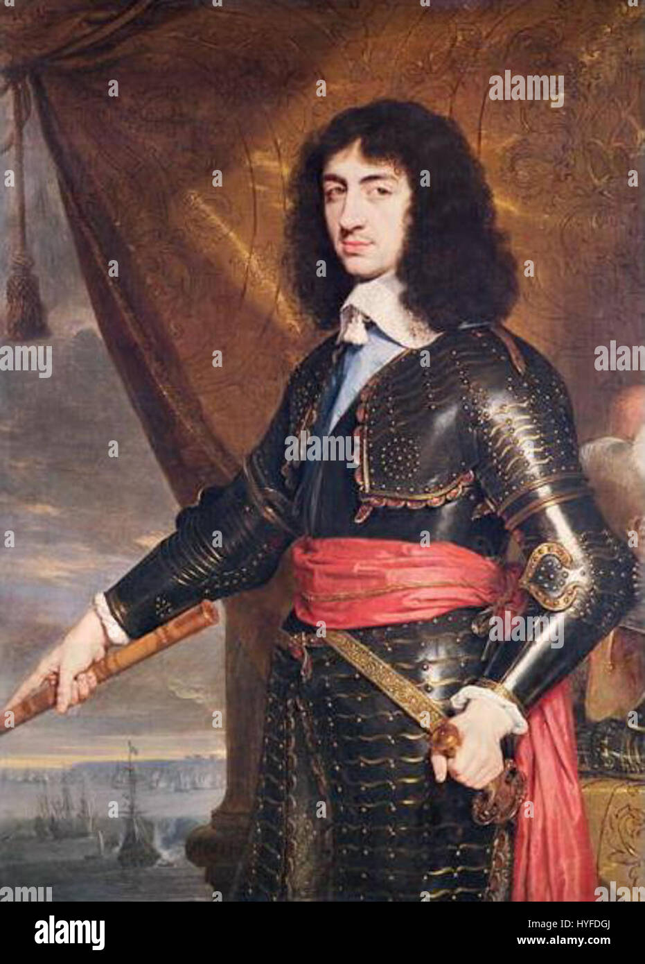 Karl II. (de Champaigne Stockfotografie - Alamy