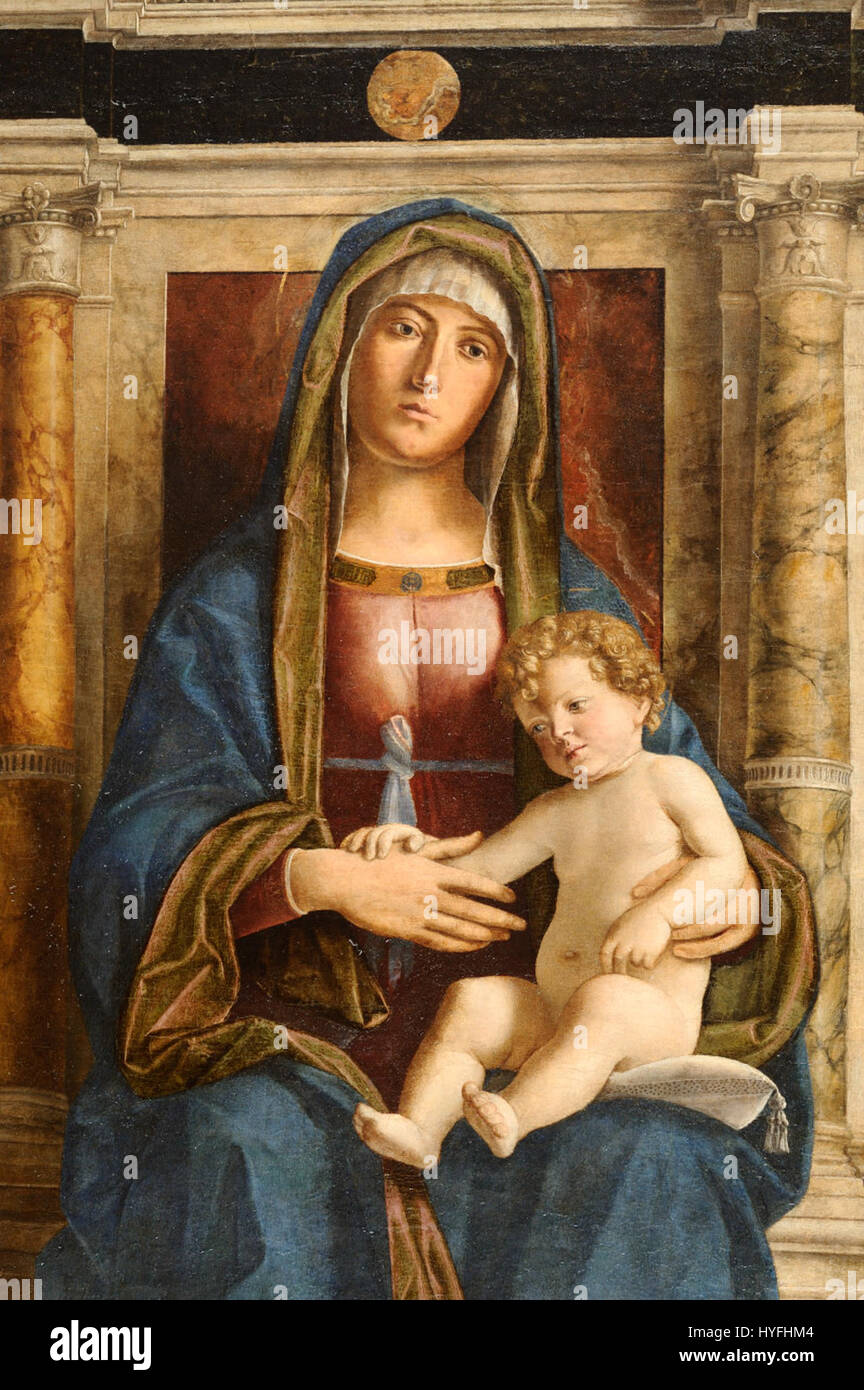 Madonna in trono con angeli e santi -Fotos und -Bildmaterial in hoher Auflösung – Alamy