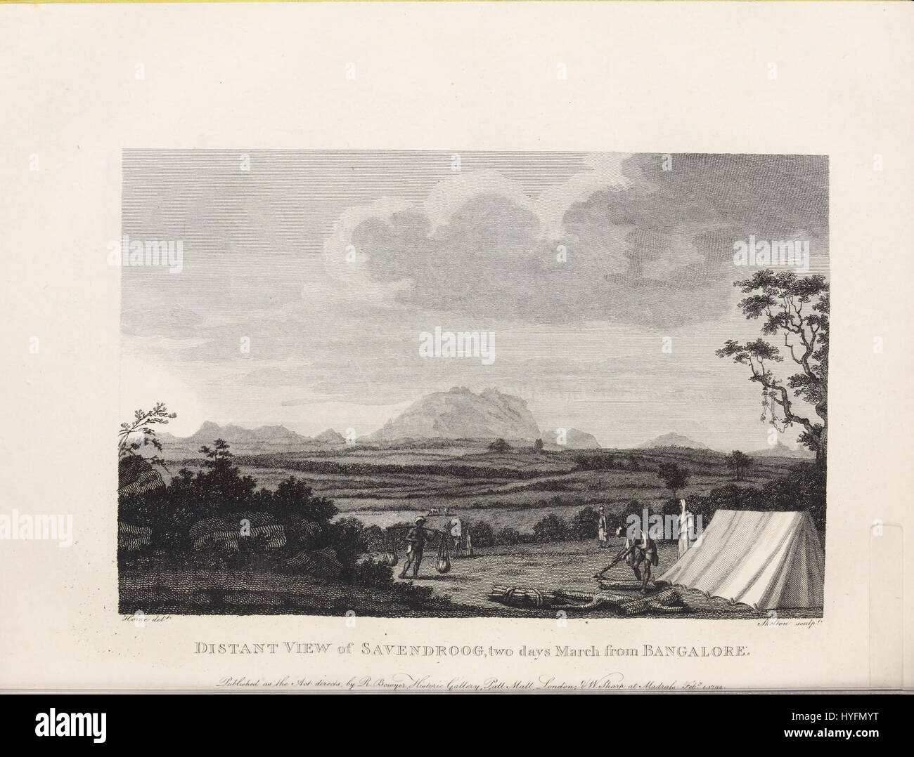 Wählen Sie Ansichten in Mysore, dem Land des Tippoo Sultan Nr. nb ...