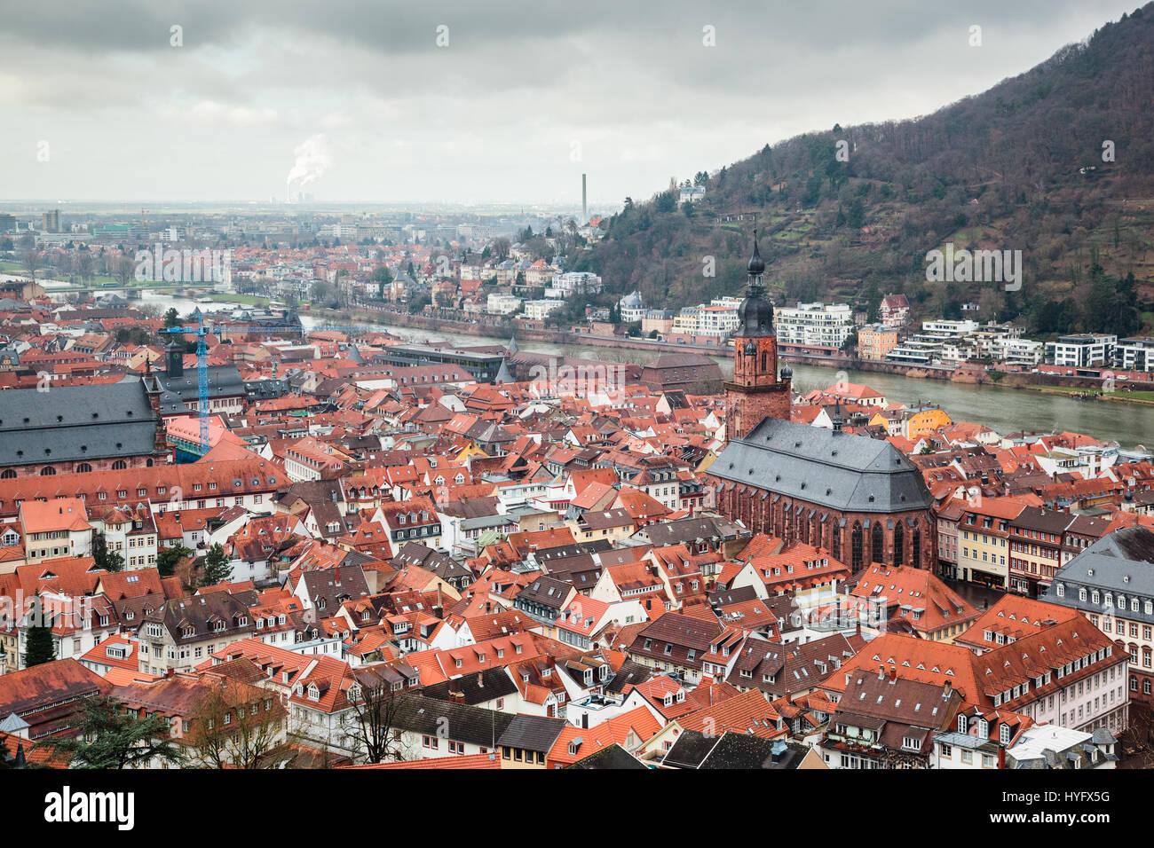 Altstadt heidelberg von oben -Fotos und -Bildmaterial in hoher ...