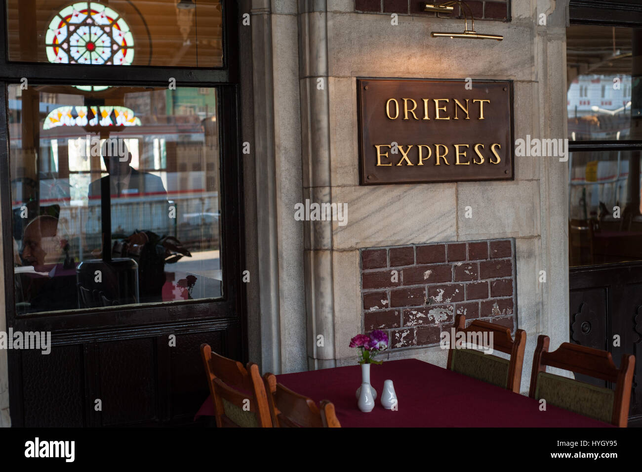 Der Orient-Express Restaurant Sirkeci Gar, Bahnhof, Istanbul, Türkei ...