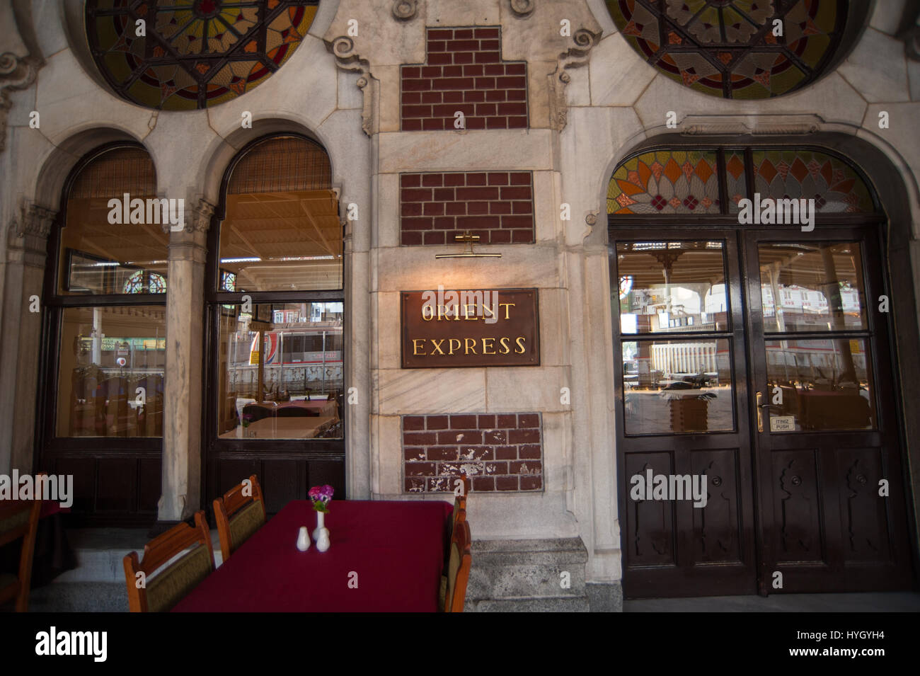 Der Orient-Express Restaurant Sirkeci Gar, Bahnhof, Istanbul, Türkei ...