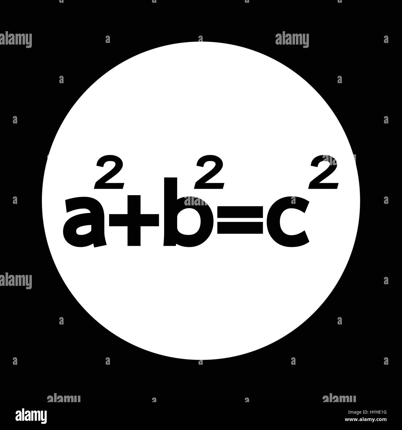Pythagorass theorem Stock-Vektorgrafiken kaufen - Alamy
