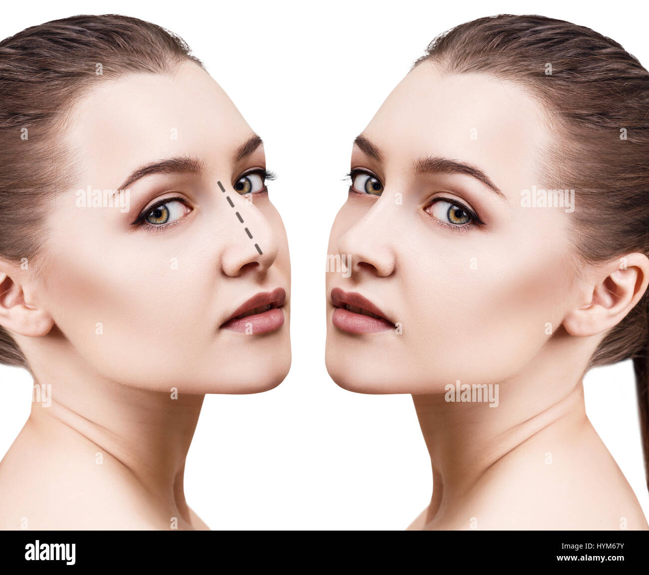 Gesicht und nase -Fotos und -Bildmaterial in hoher Auflösung – Alamy