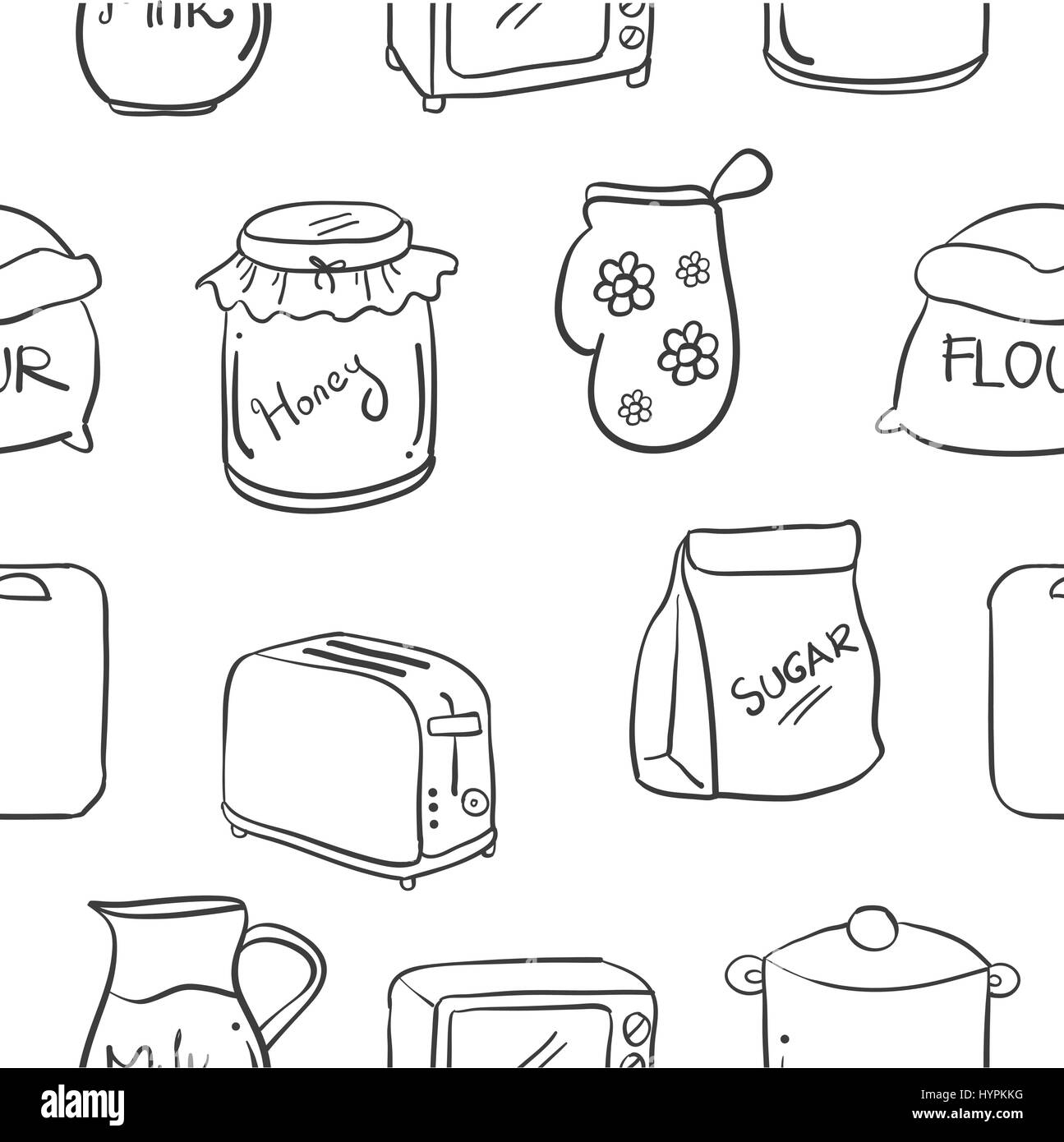 Knife Kitchen Cook Element Draw Stockfotos und -bilder Kaufen - Alamy