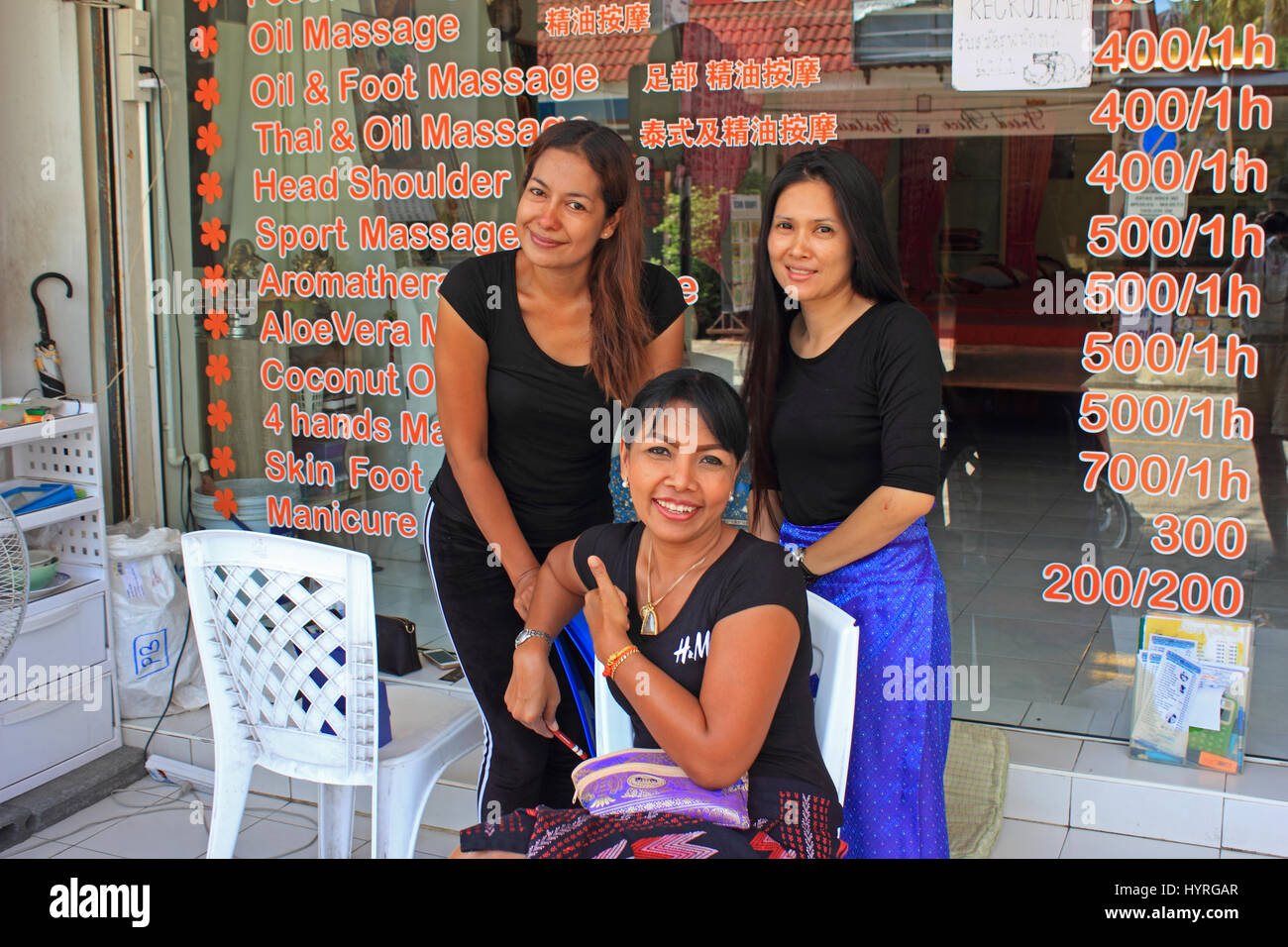 Thai Massage Girl Phuket Thailand Stockfotos und -bilder Kaufen - Alamy