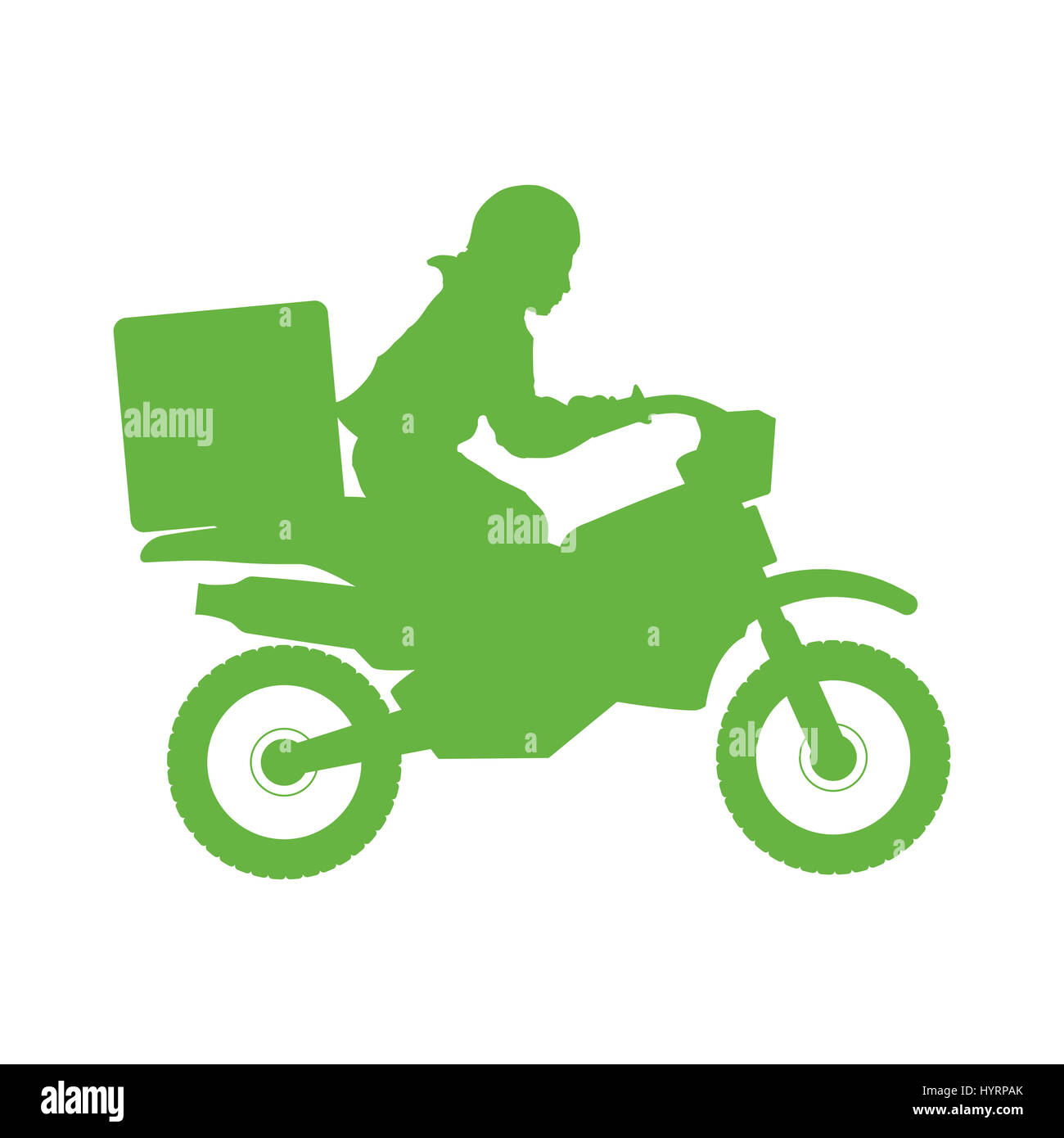 Enduro motorcycle silhouette icon vector -Fotos und -Bildmaterial in ...