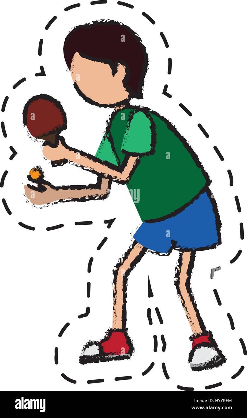 Person Spielen Ping Pong Symbol Vektor Vektoren Stockfotos und -bilder ...