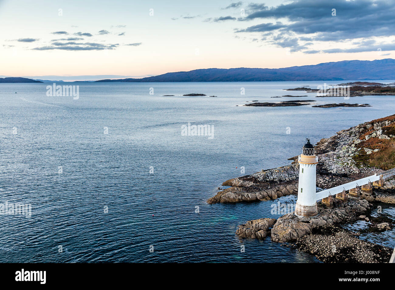 Eilean Ban Leuchtturm unter den Skye Bridge, wo Gavin Maxwell einmal ...