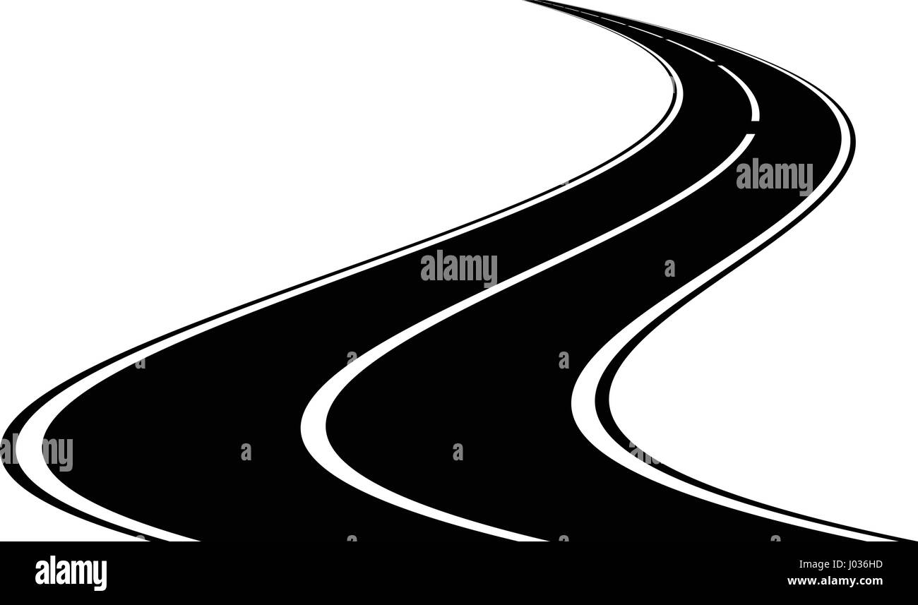 Vektor-Schwarz Auto-Straße-Symbol. Autobahn-Symbol. Straßenschild Stock ...